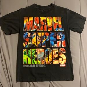 Universal | Tops | Official Universal Studios Marvel Graphic Tee | Poshmark
